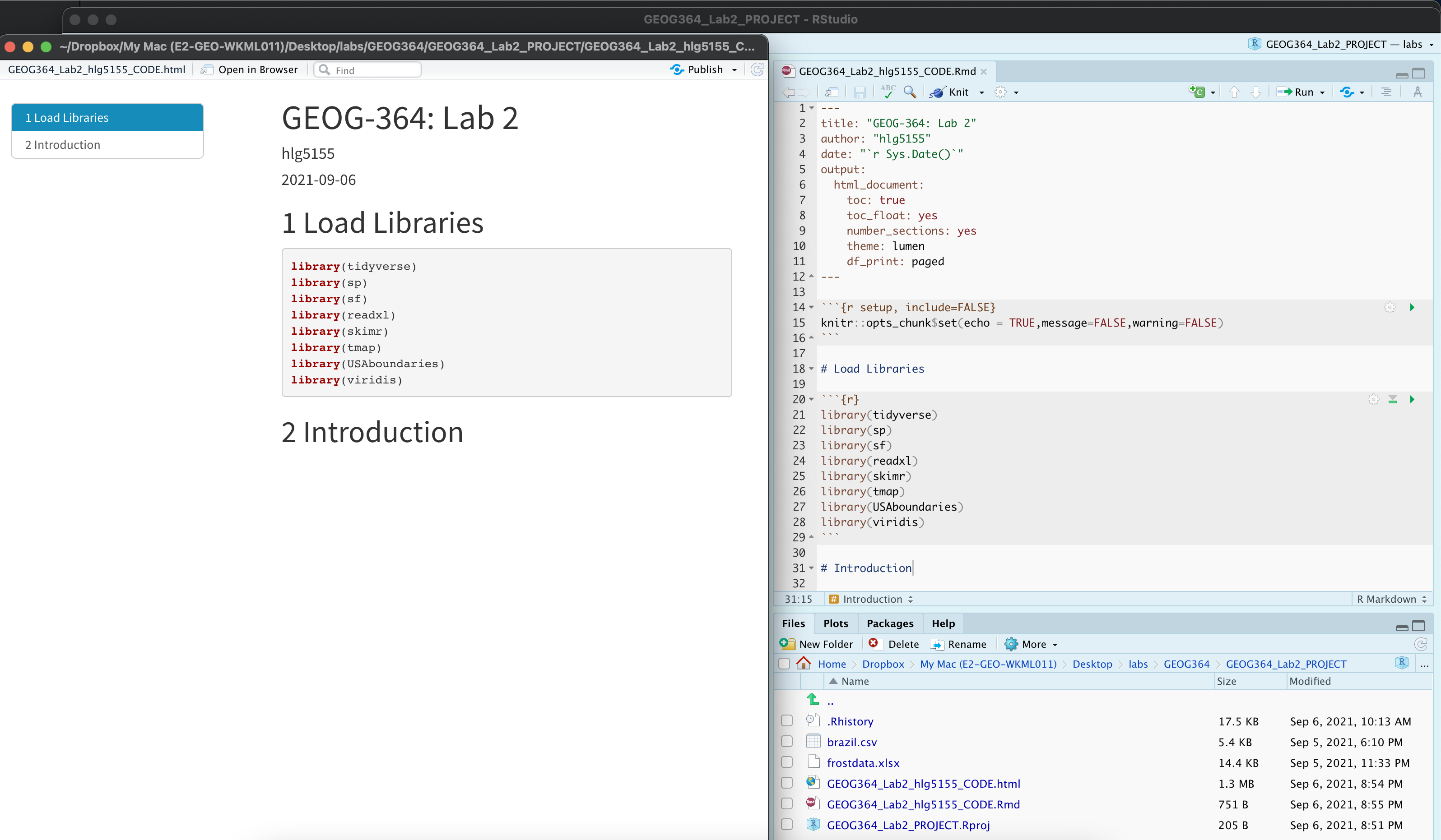 Lab 2: Playing with data