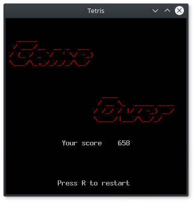 GitHub - qlem/ql-tetris: Tetris game developed in C. Use libcaca for ...