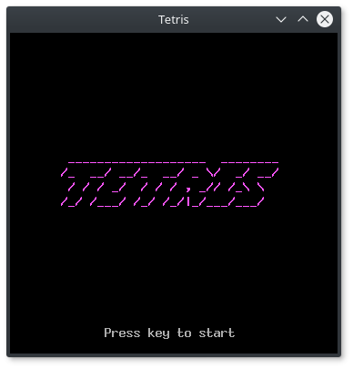 GitHub - qlem/ql-tetris: Tetris game developed in C. Use libcaca for ...