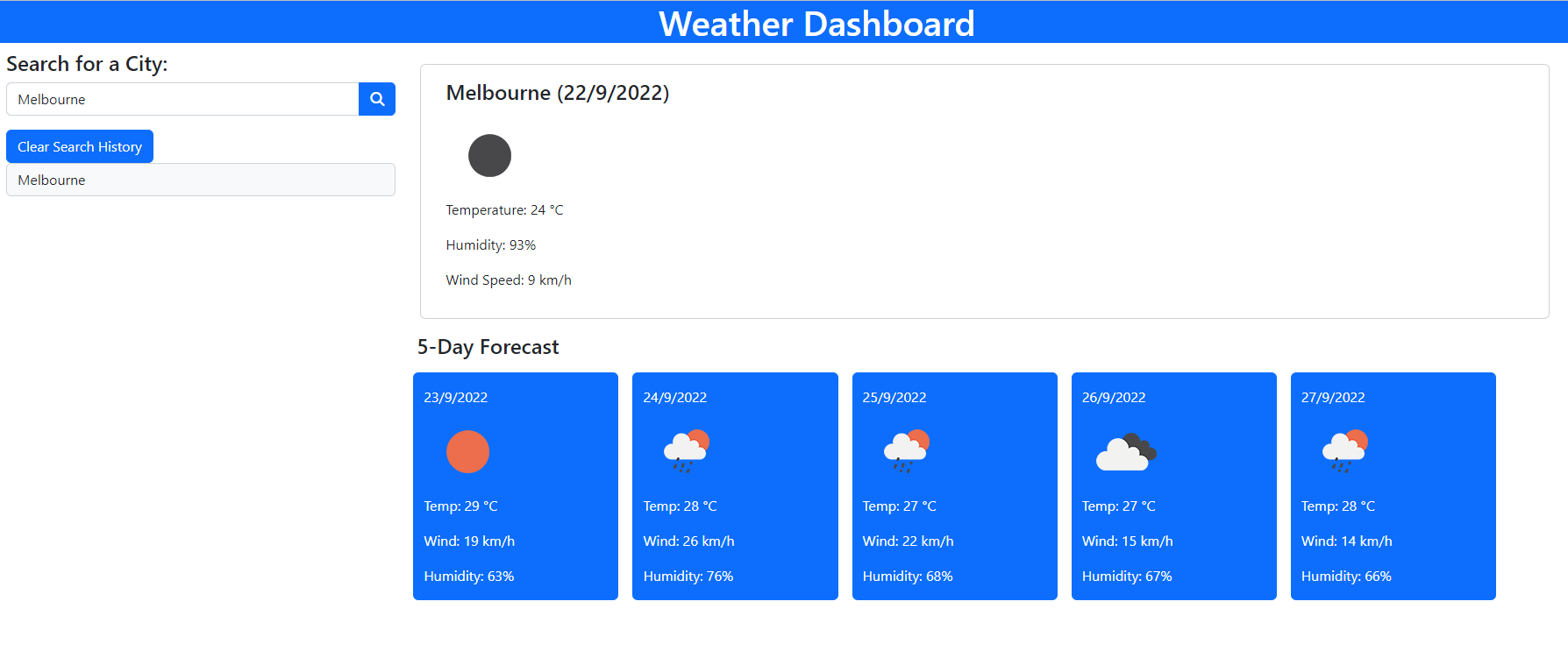 GitHub - rachael-pluta/weather-dashboard