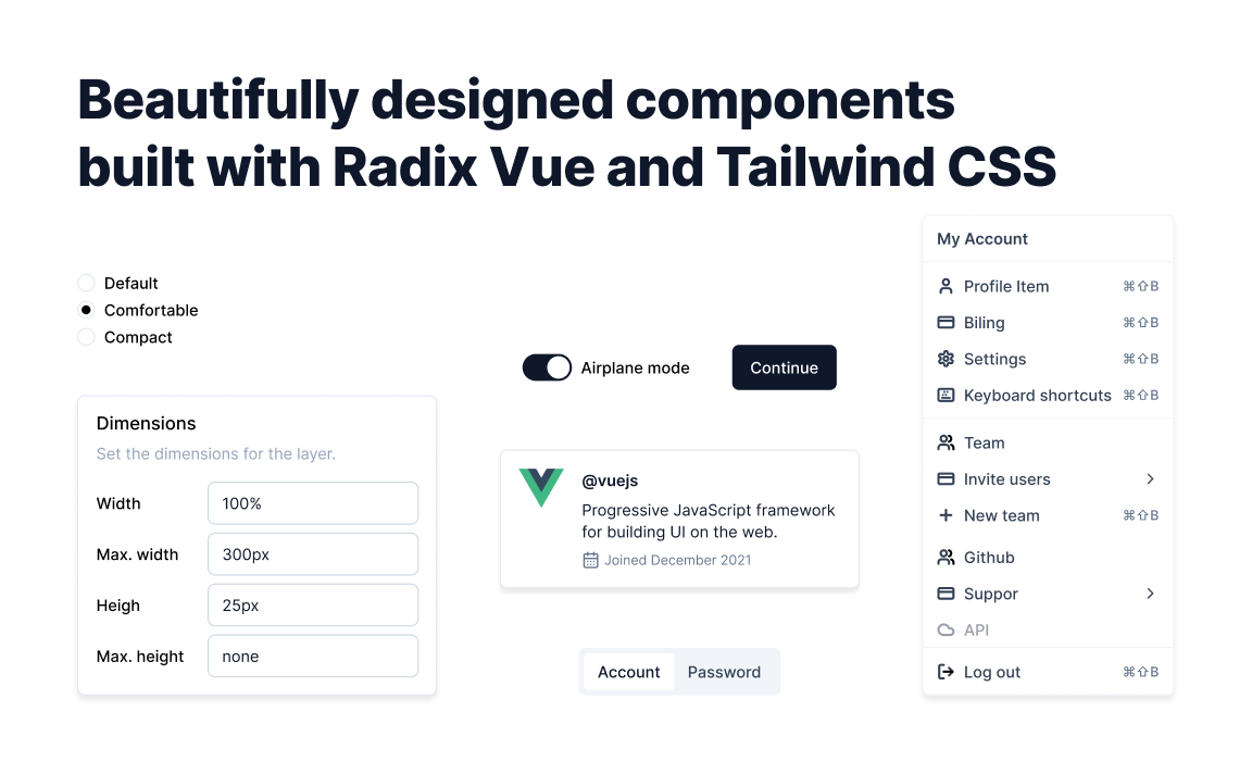 radix-vue/shadcn-vue - GitHub