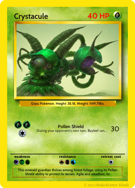 [24-01-2024] Today's Pokémon is CRYSTACULE : r/GottaGenerateEmAll