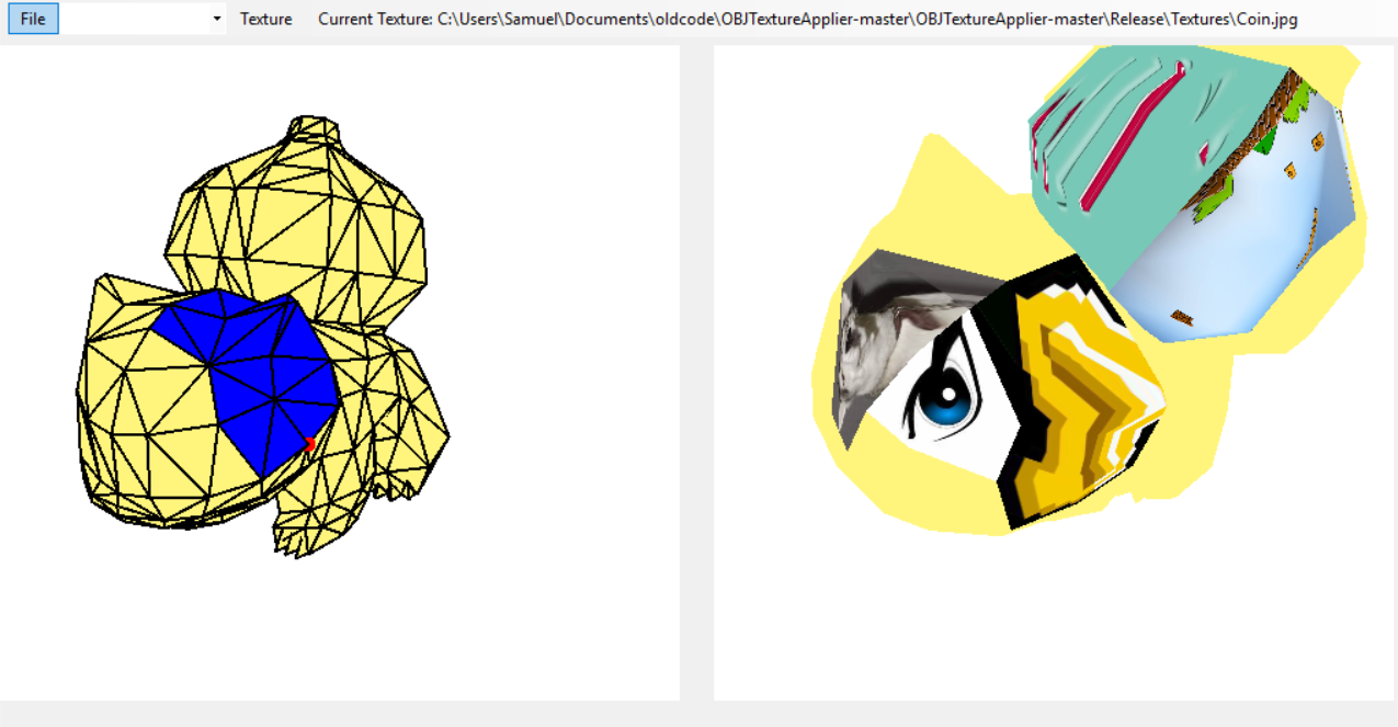 GitHub - samuel40791765/OBJTextureApplier: Created a texture applier ...