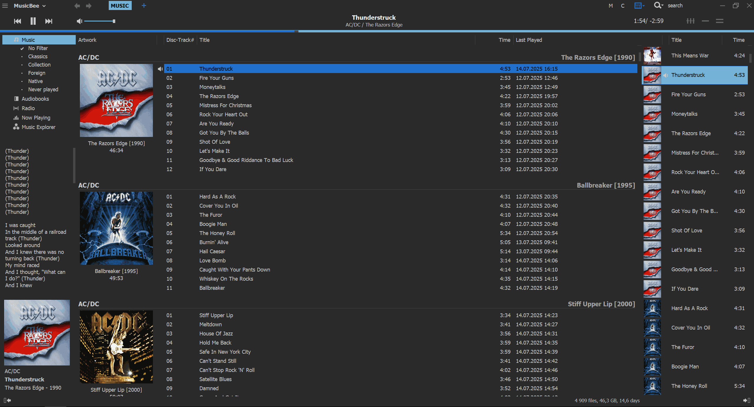 SergiyeDark - Skins | MusicBee