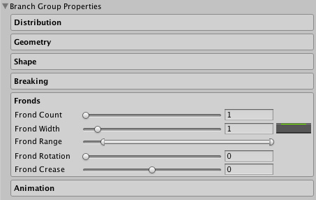 Unity - Branch Group Properties