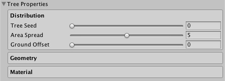 Unity - Tree Creator Structure