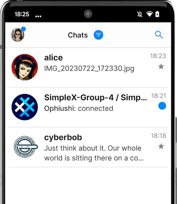 you can now mark your contacts and groups as _favorite_