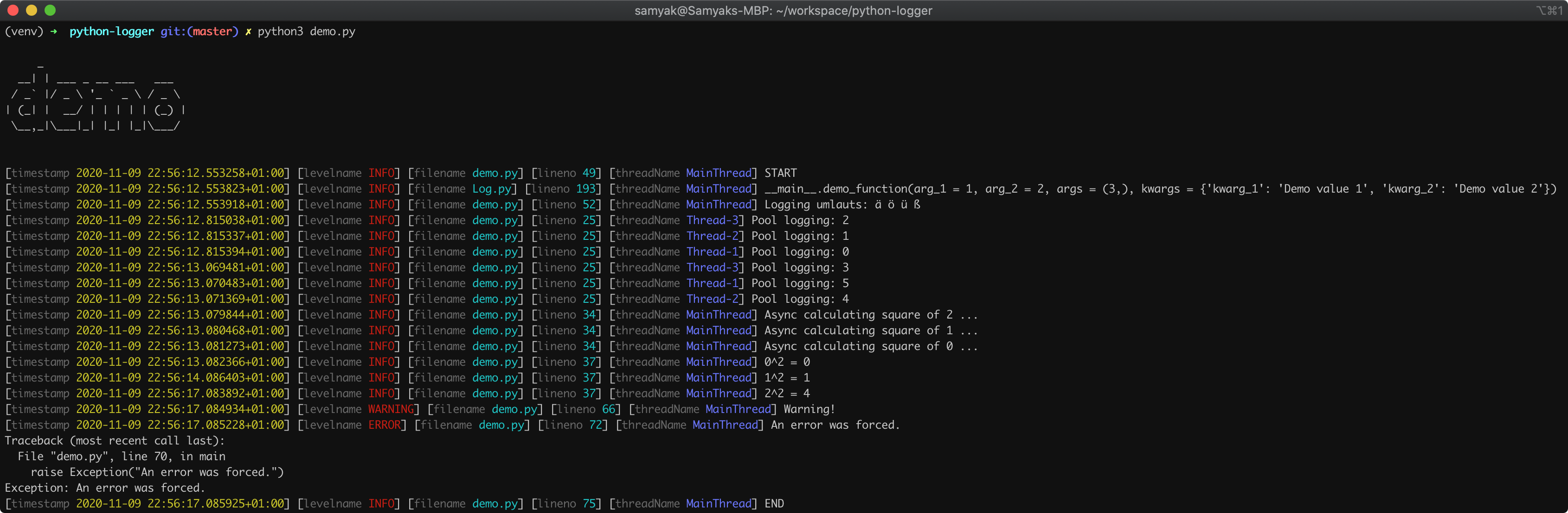 GitHub Srtamrakar python logger Convenient Wrapper For Logging 