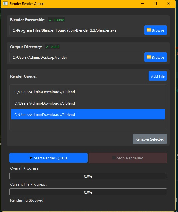 Github Sudotmanblenderopenrenderqueue An Open Source Render Queue 3385