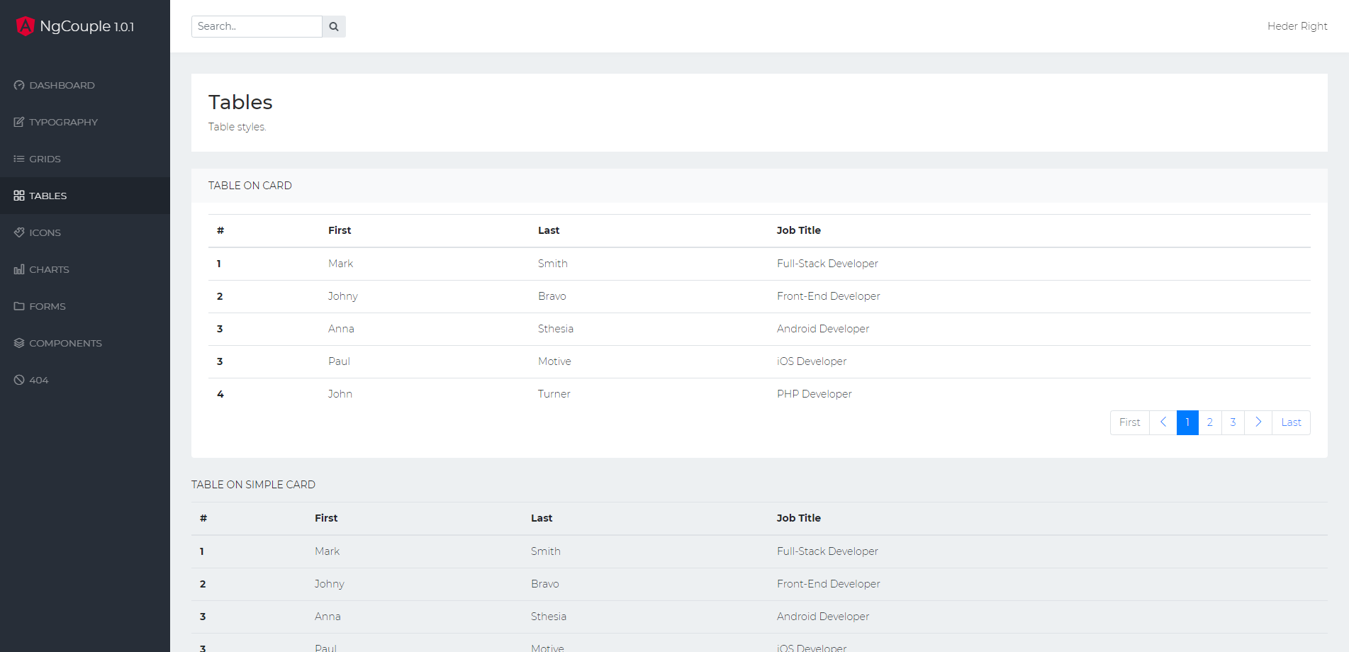 GitHub - talentedaamer/NgCouple: Angular Bootstrap Dashboard. Free ...