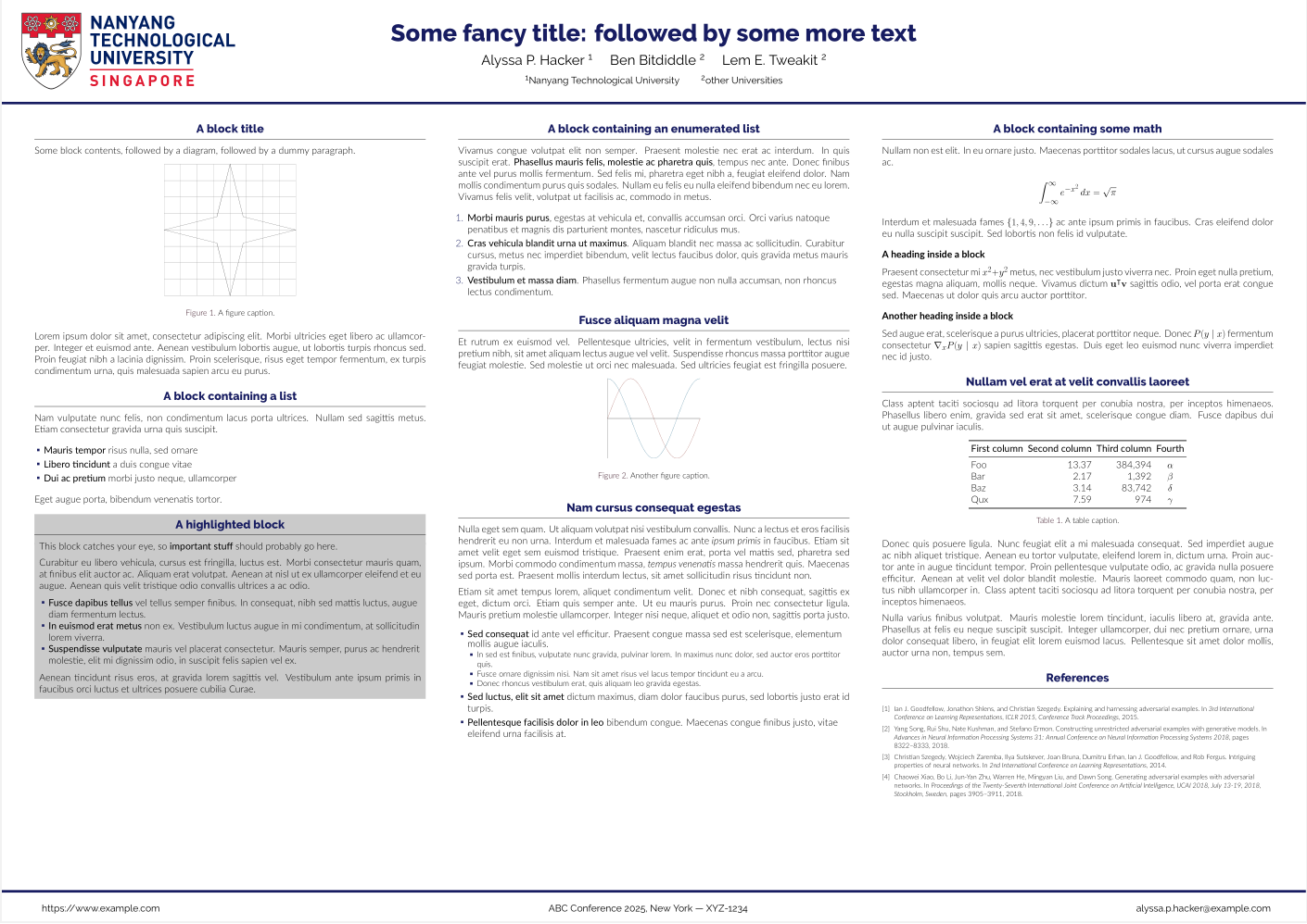 Arkeolog Sad k Barikat Scientific Poster Latex Template G r lt Ses 