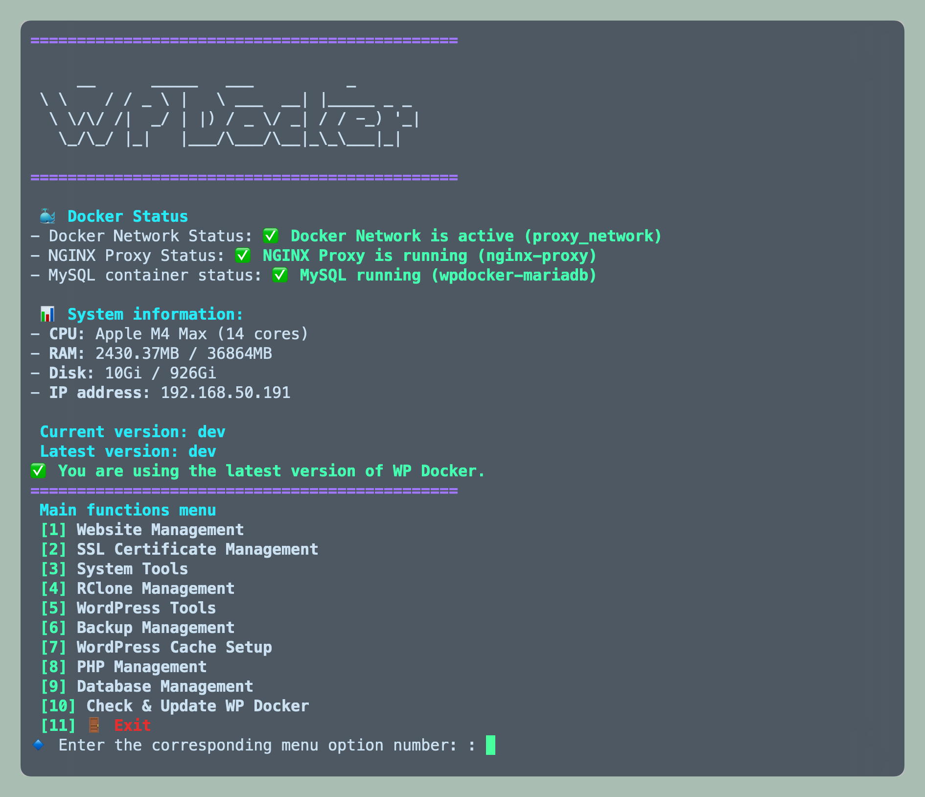 GitHub - thachpn165/wp-docker: Công cụ thiết lập môi trường container Docker dành riêng cho ...