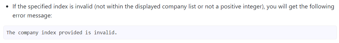 Wrong Error Message When Inputting Negative Number As Index For Editcompany Command · Issue 3