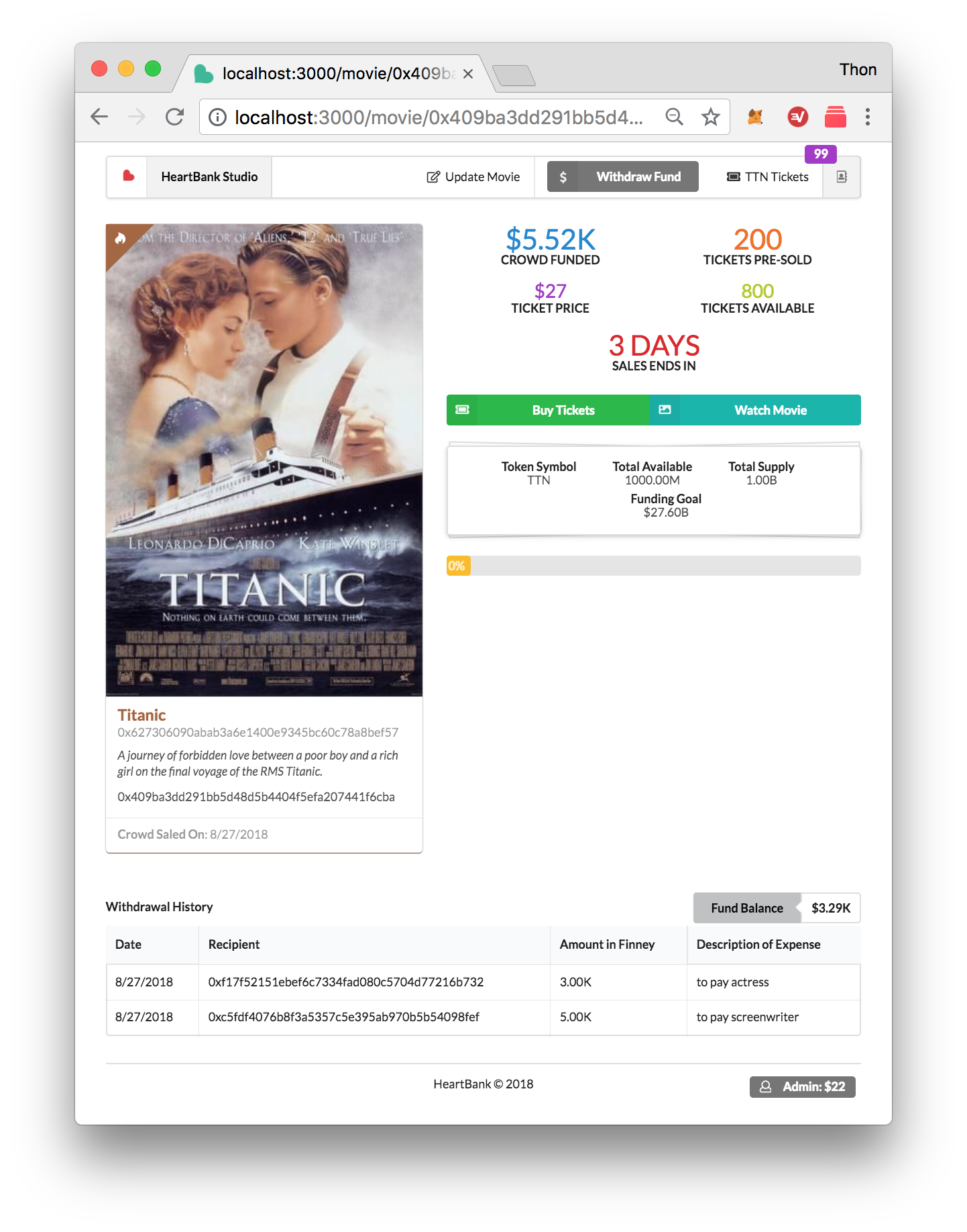GitHub - HeartBankStudio/BoxOffice: Crowdfund for your movie by pre ...