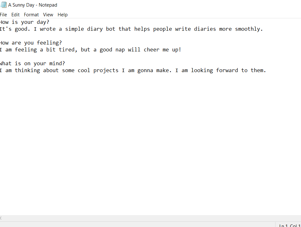 GitHub - tianyi-m/diary-bot: A new way of writing diaries -- by talking ...