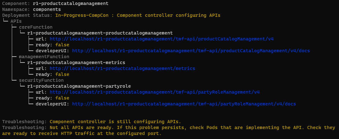 Operator Component Status States · Issue 180 · Tmforum Odaoda Canvas