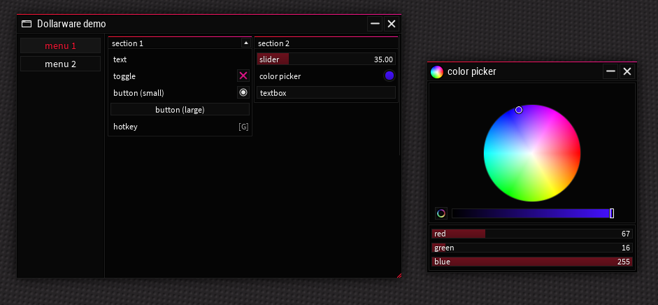 GitHub - topitbopit/dollarware: Unfinished UI library. Officially ...