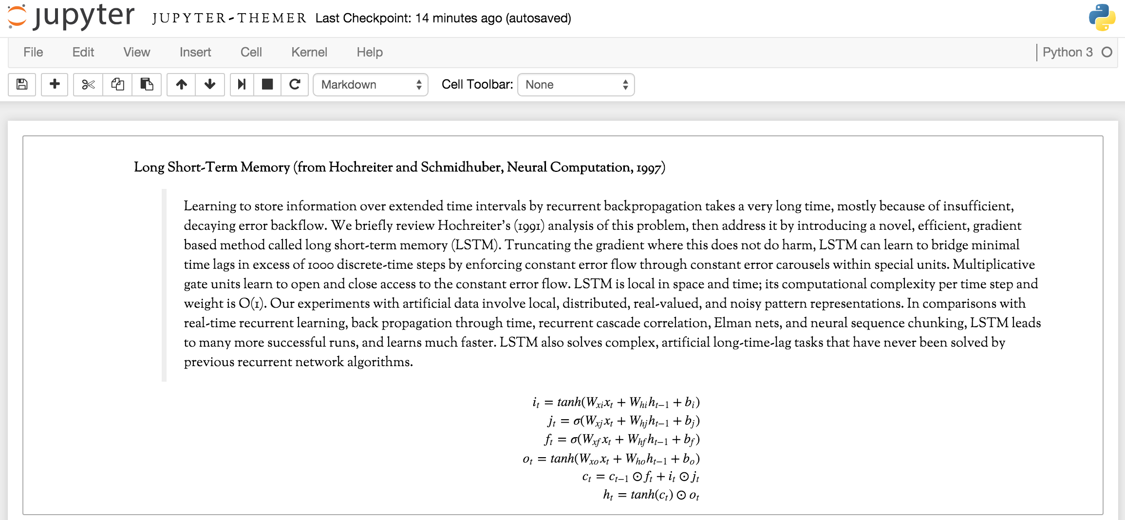Jupyter Notebook Artificial Intelligence Research