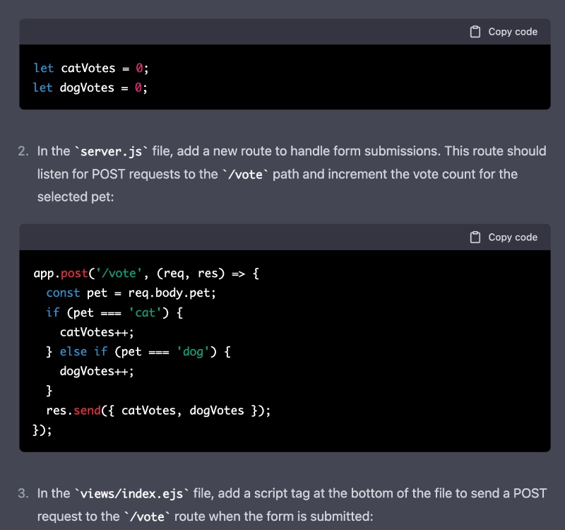 GitHub - vmehmeri/chatGPT-cat-dog-voting-app: A web app entirely ...