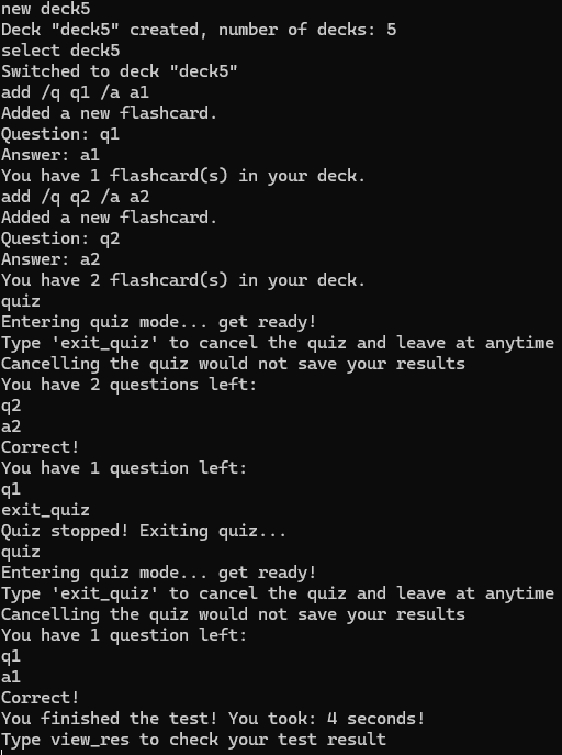 Exitting Quiz Saves Result When It Is Noted That It Does Not · Issue 5