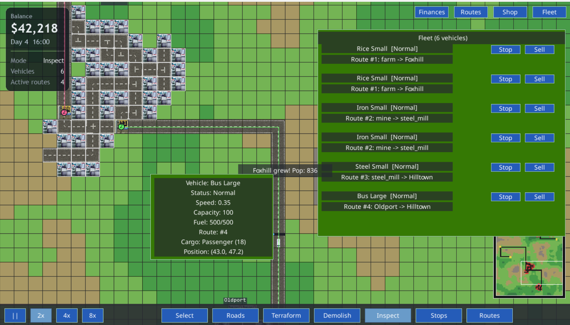 GitHub - ilkericoz/mini-transport-tycoon: Mini Transport Tycoon - a ...