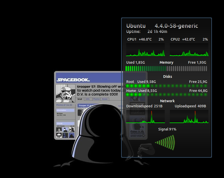 GitHub - wim66/conky-system-lua: Conky with some system info for Linux ...