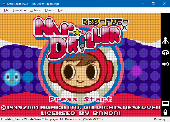 GitHub - xdanieldzd/StoicGoose: Bandai WonderSwan and WonderSwan Color ...