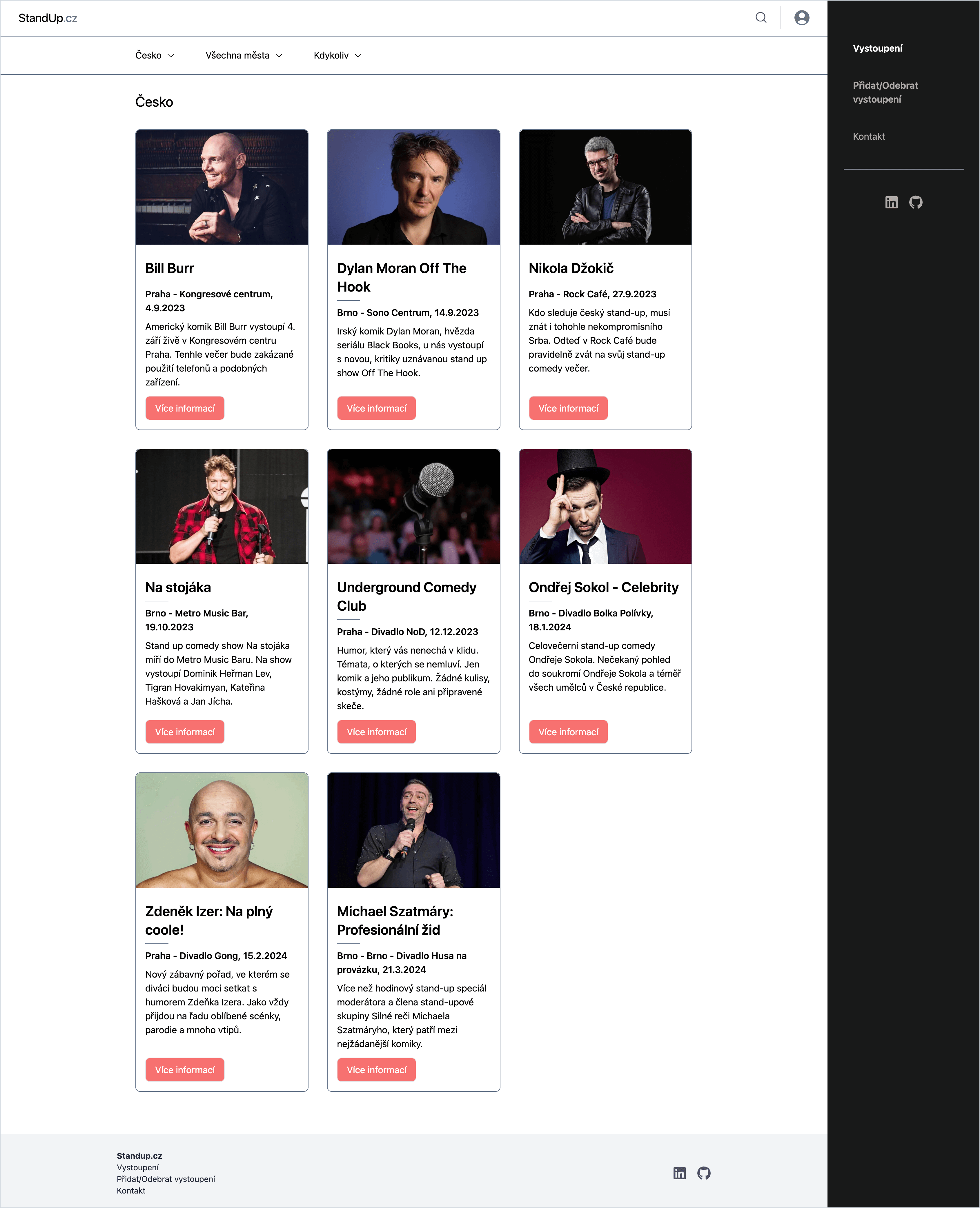 GitHub - zdenekdev/stand-up: The events calendar