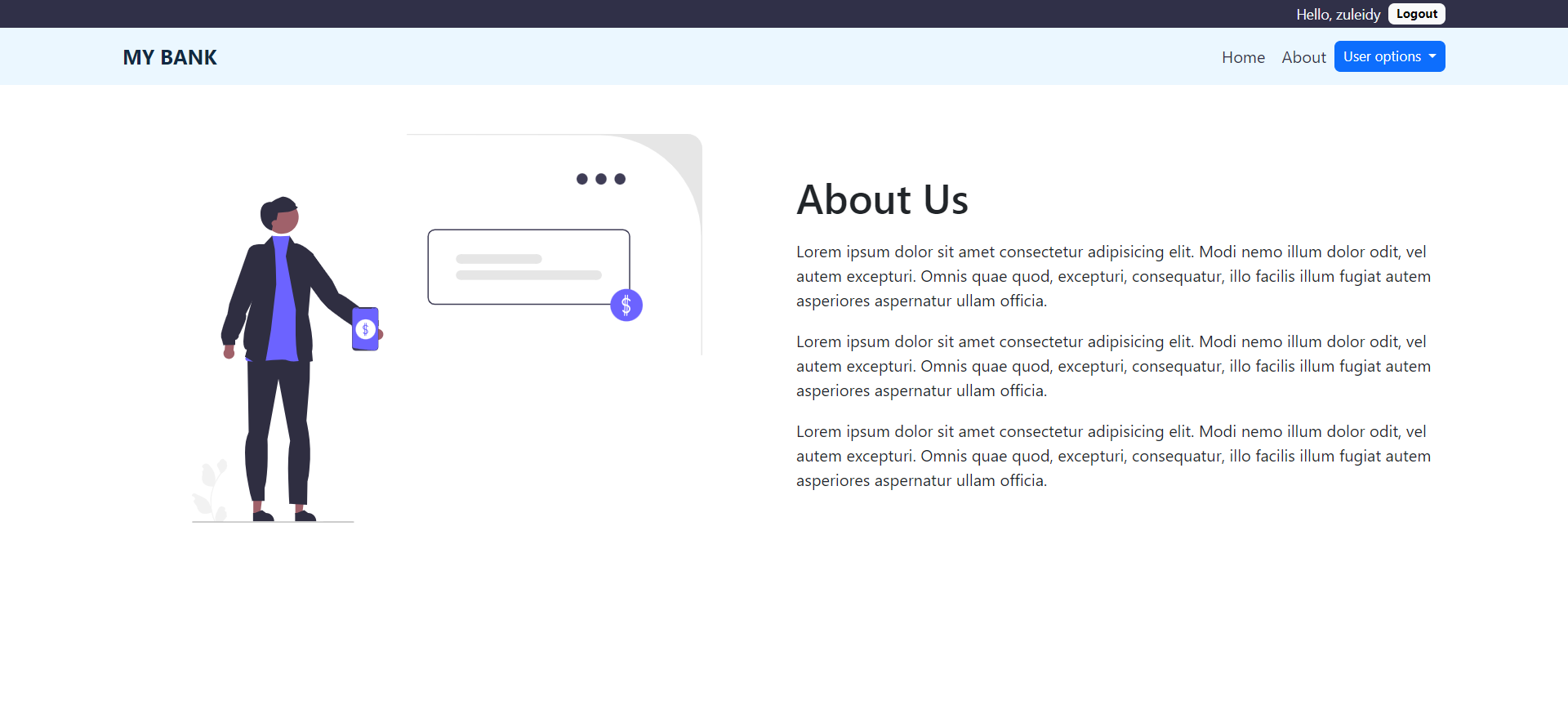 GitHub - zuleidyyaruro/banking-app-client: banking application for ...